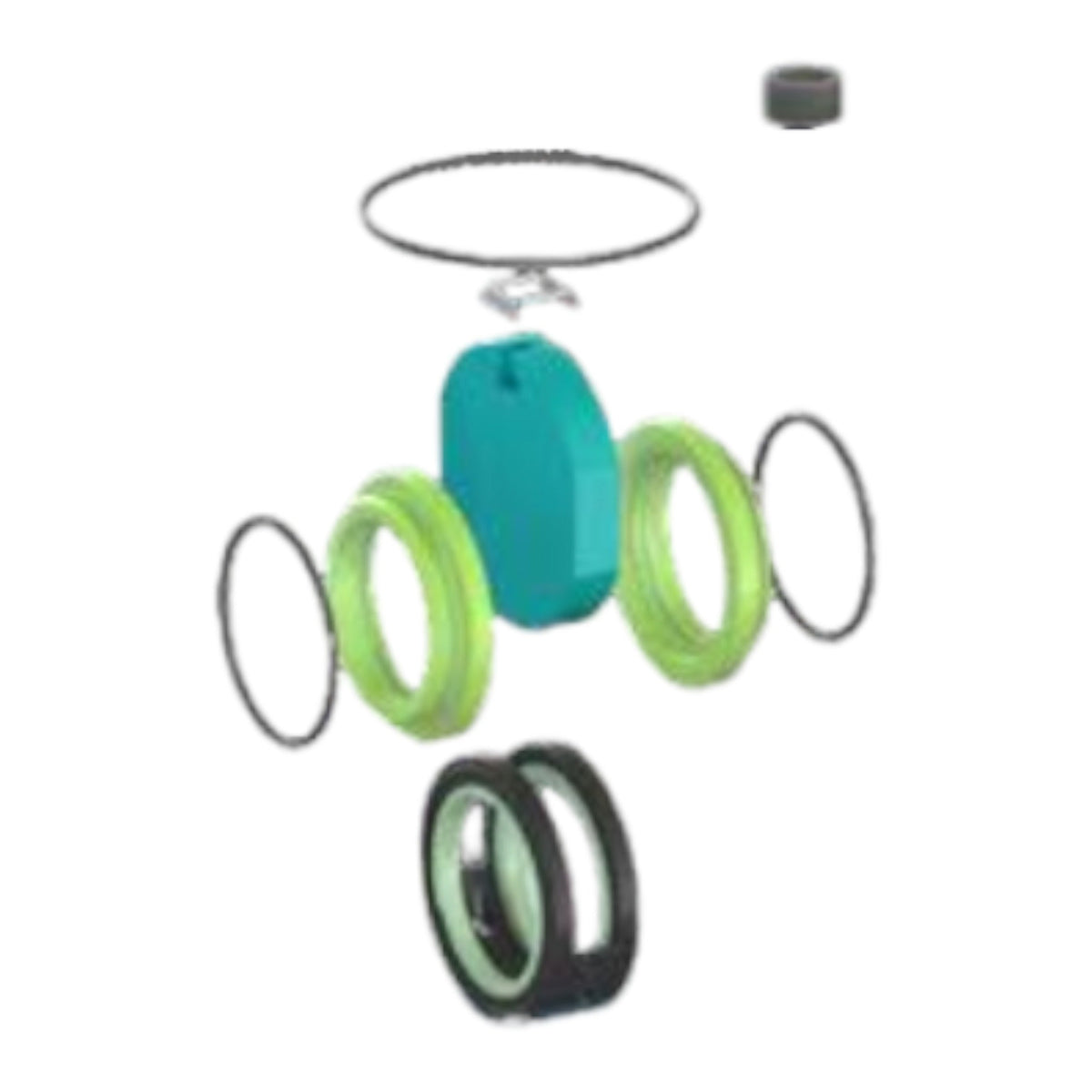 Gate Valve Repair Kit, Minor, Premium MR-75, 4" Bore (5" XXH), 410SS ...